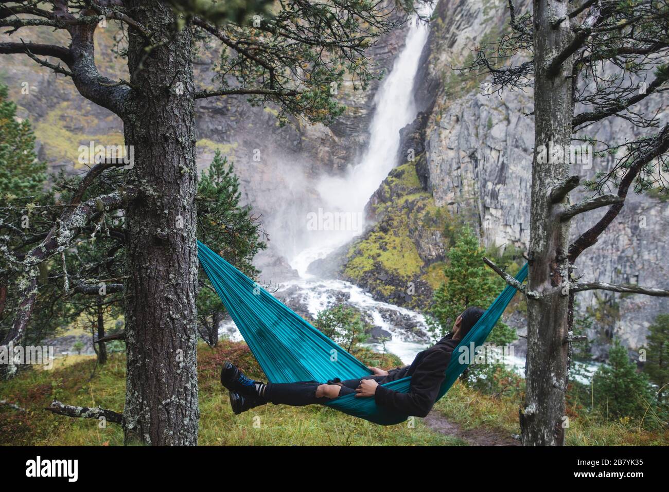 Man Hammock Europe High Resolution Stock Photography and Images - Alamy