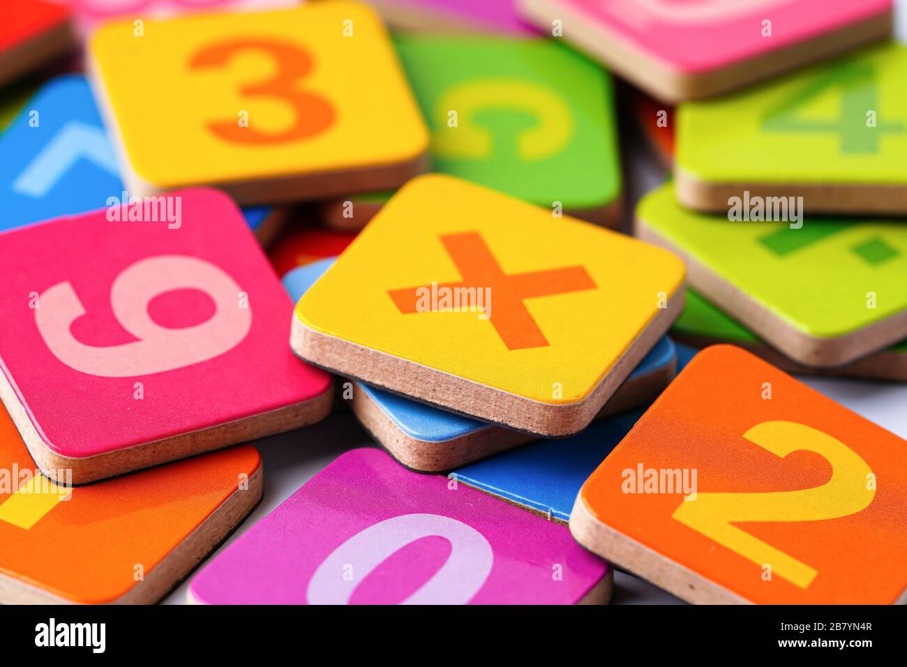 Math Number colorful background : Education study mathematics learning ...