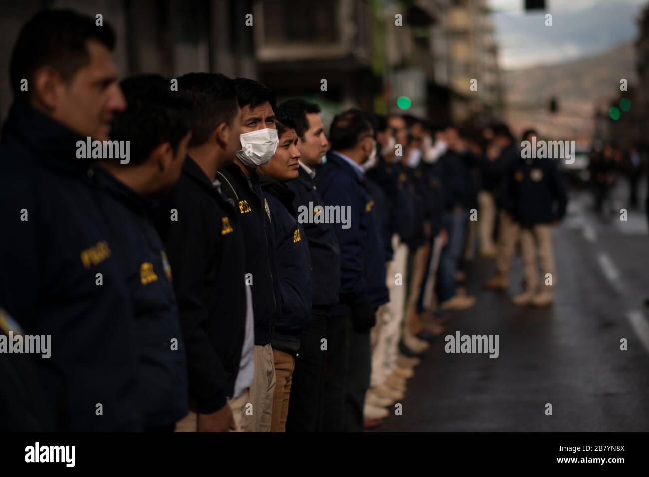 Bolivian police hi-res stock photography and images - Alamy