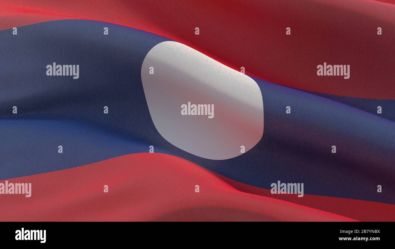 Laos flag illustration hi-res stock photography and images - Alamy