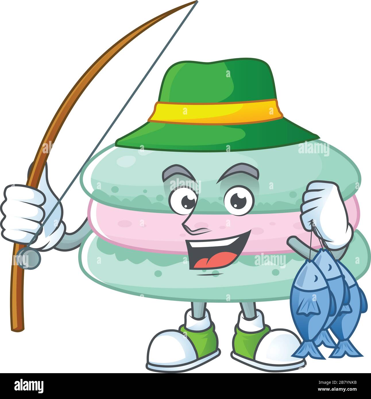 Cartoon character vanilla blue Stock Vector Images - Alamy