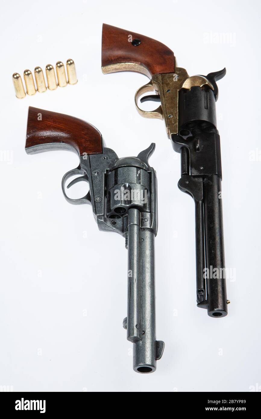 Cowboy equipment on an isolated studio background Stock Photo - Alamy