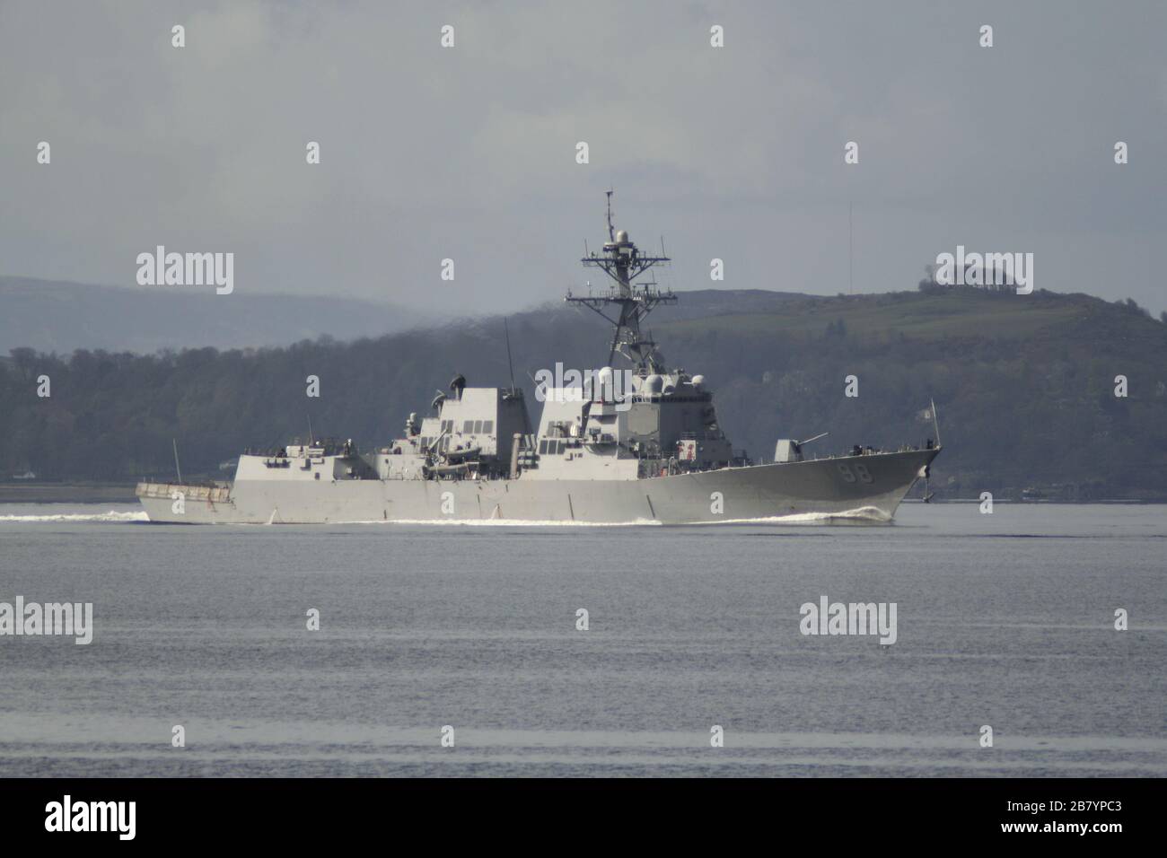 USS Forrest Sherman (DDG-98), an Arleigh Burke-class destroyer operated ...