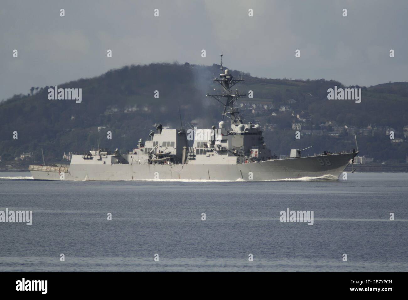 USS Forrest Sherman (DDG-98), an Arleigh Burke-class destroyer operated ...