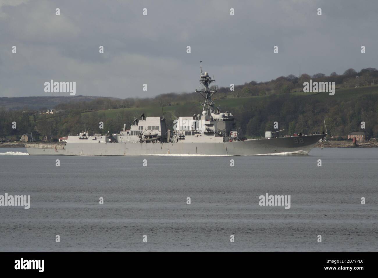 USS Forrest Sherman (DDG-98), an Arleigh Burke-class destroyer operated ...