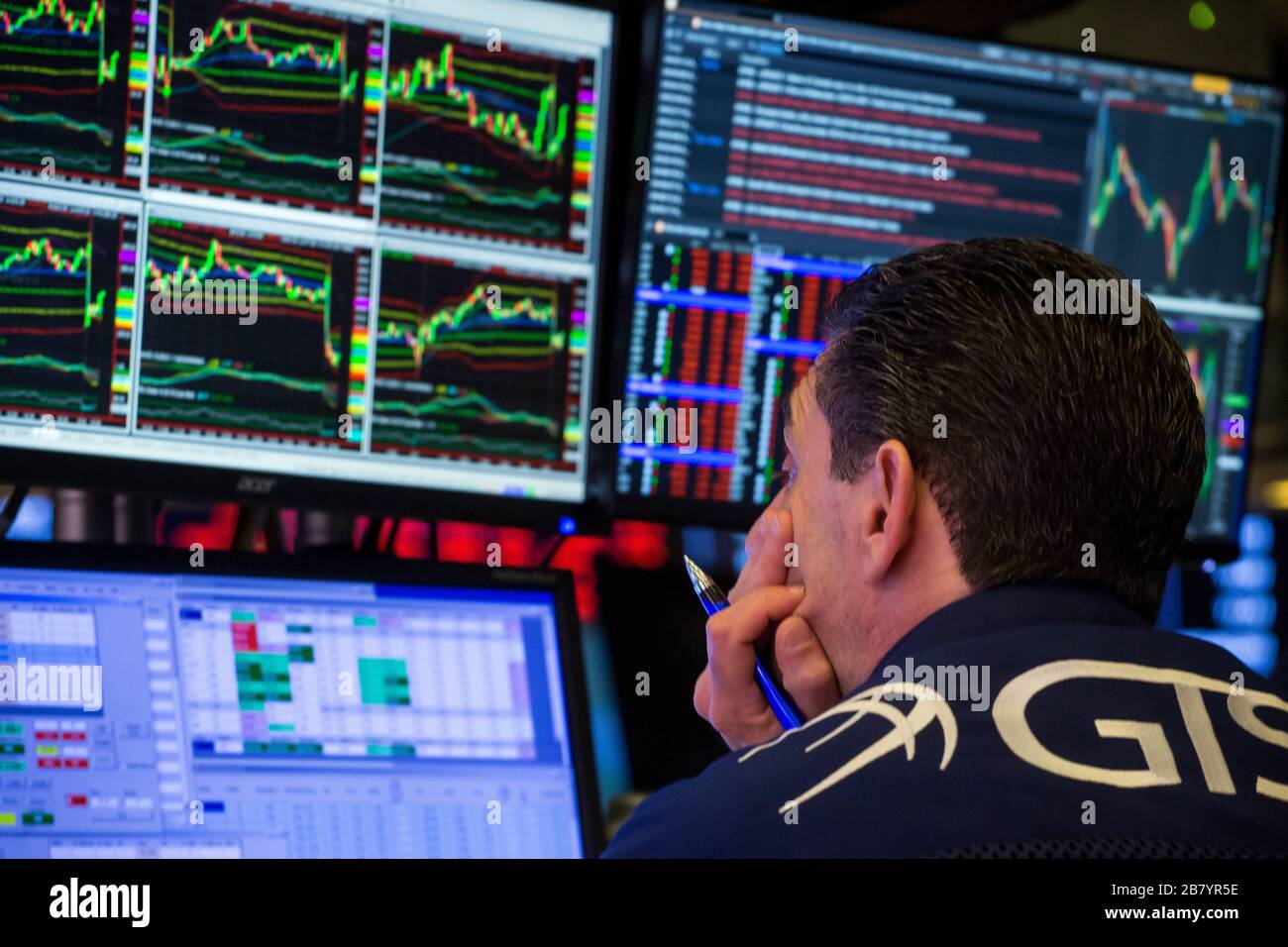Trading Floor Panic