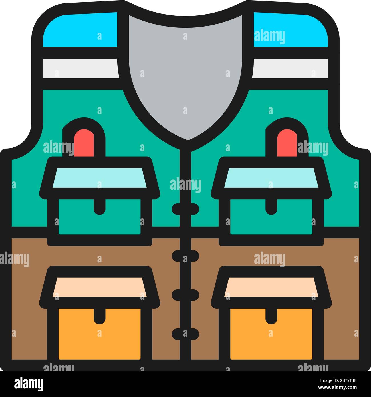 Fishing Vest Clip Art