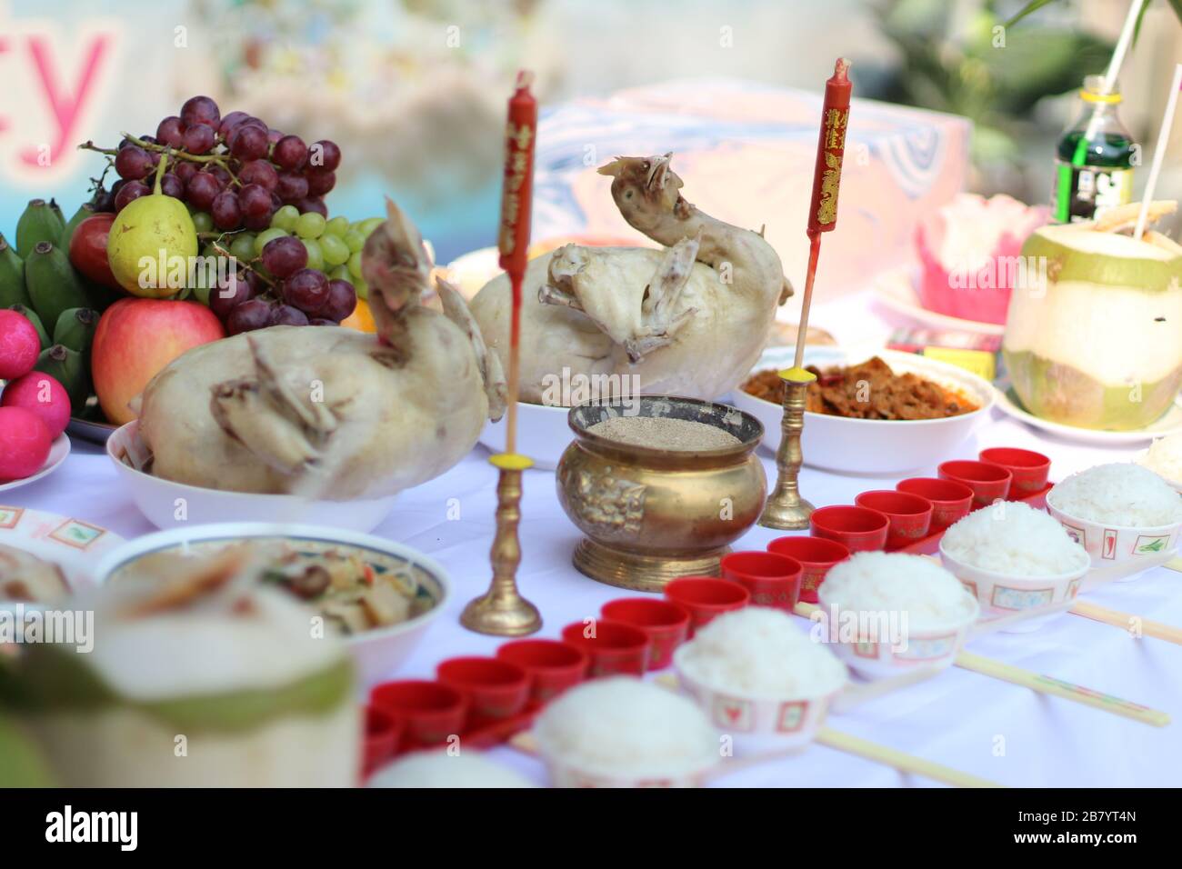 chicken for chinese new year Stock Photo - Alamy