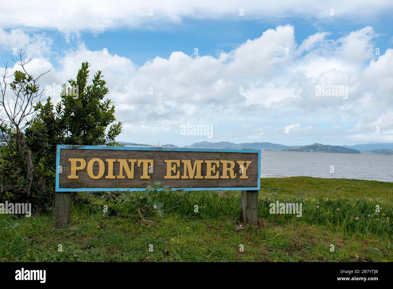 Point Emery is a small park that extends into the bay in Emeryville, CA ...