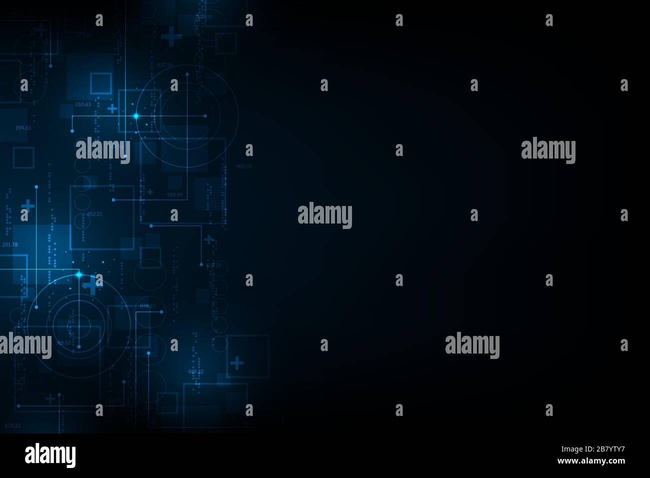 Vector abstract background of digital technology work Stock Vector ...