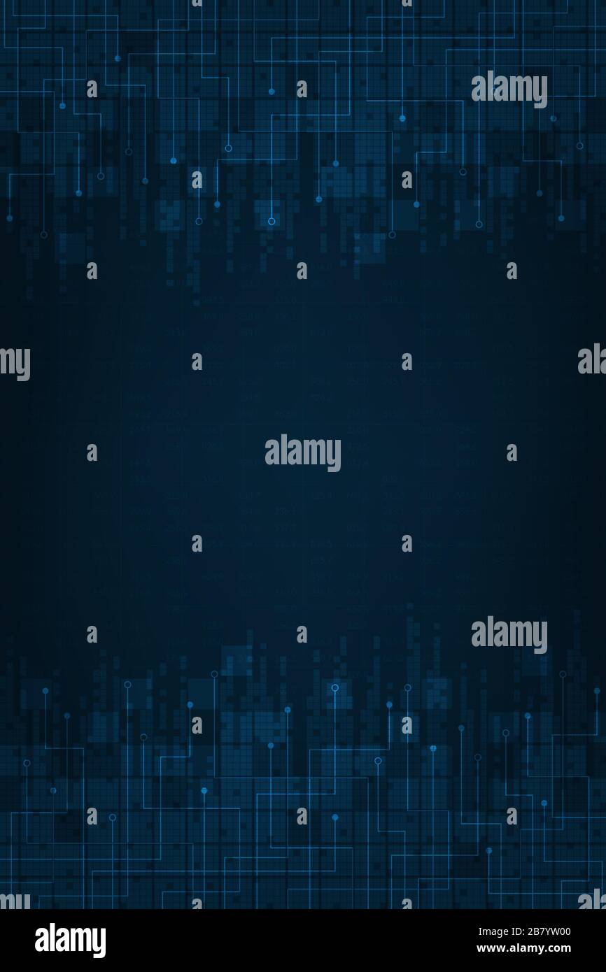 Vector abstract background technology in the concept of digital Stock ...