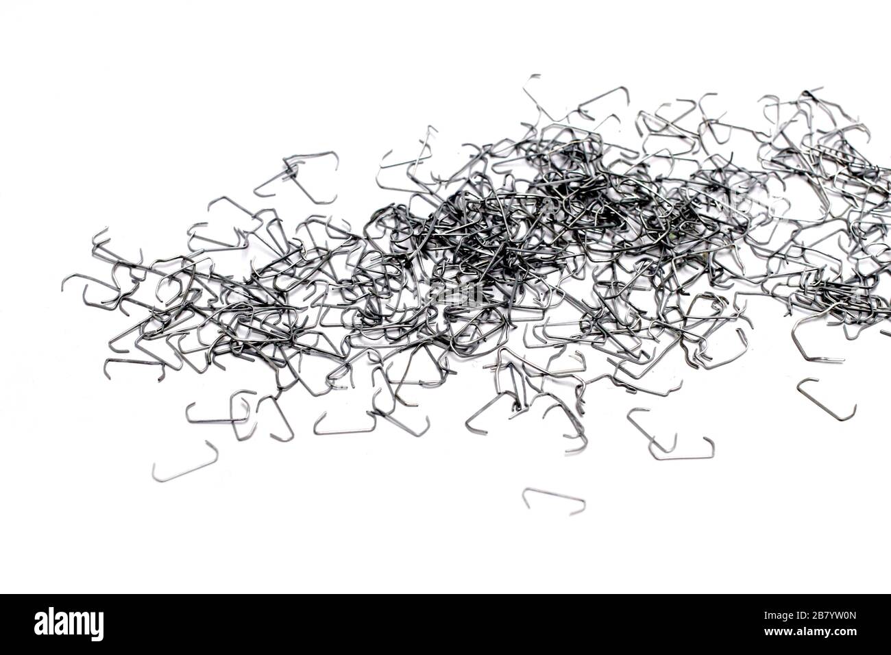 Pile, Staple, All existing forms of old staple needle in use. Isolated ...