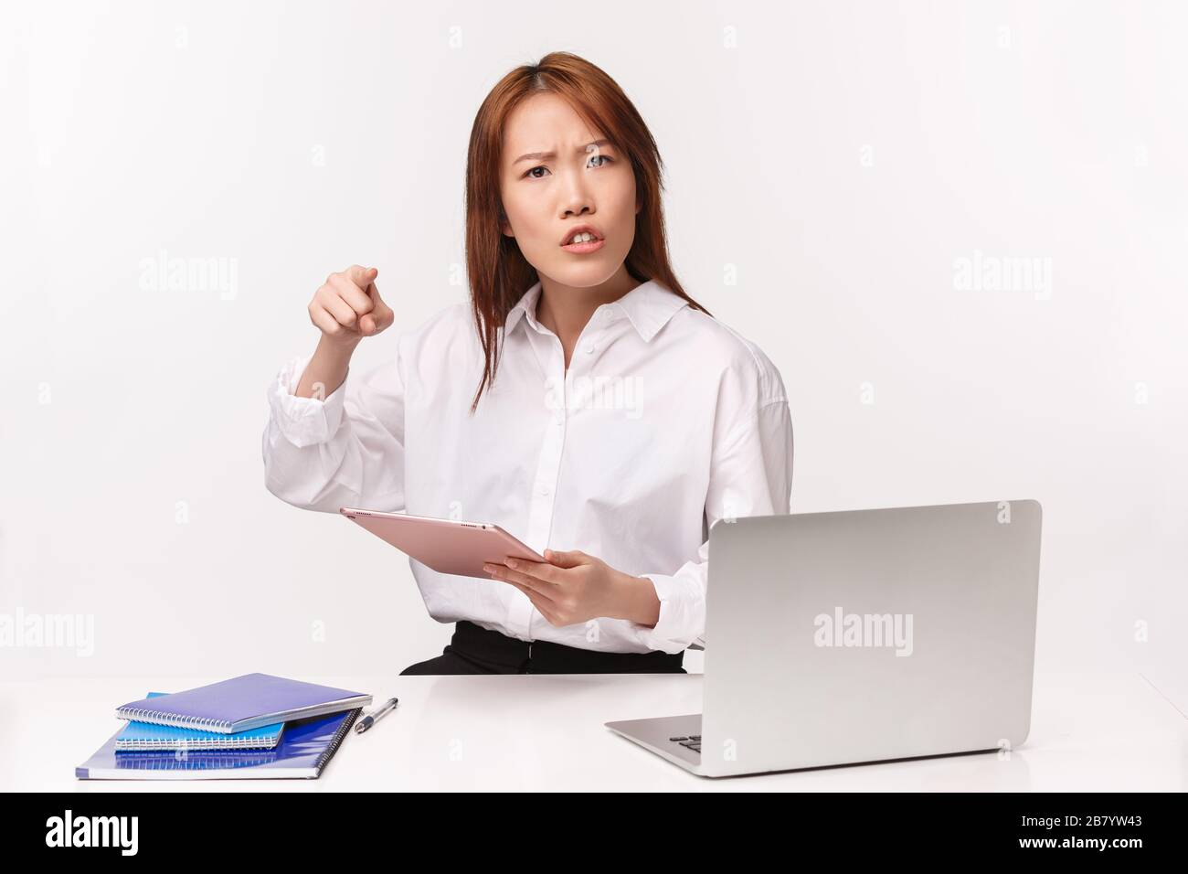 Career, work and women entrepreneurs concept. Close-up portrait of ...