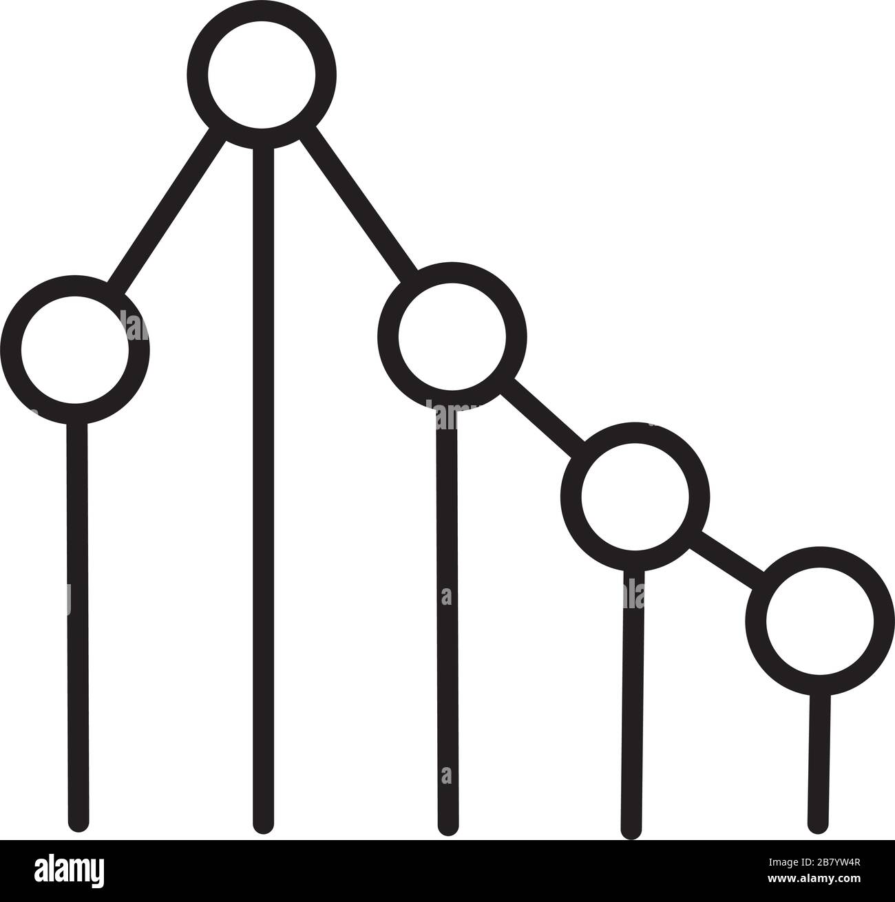 statistics infographic line style icon Stock Vector Image & Art - Alamy