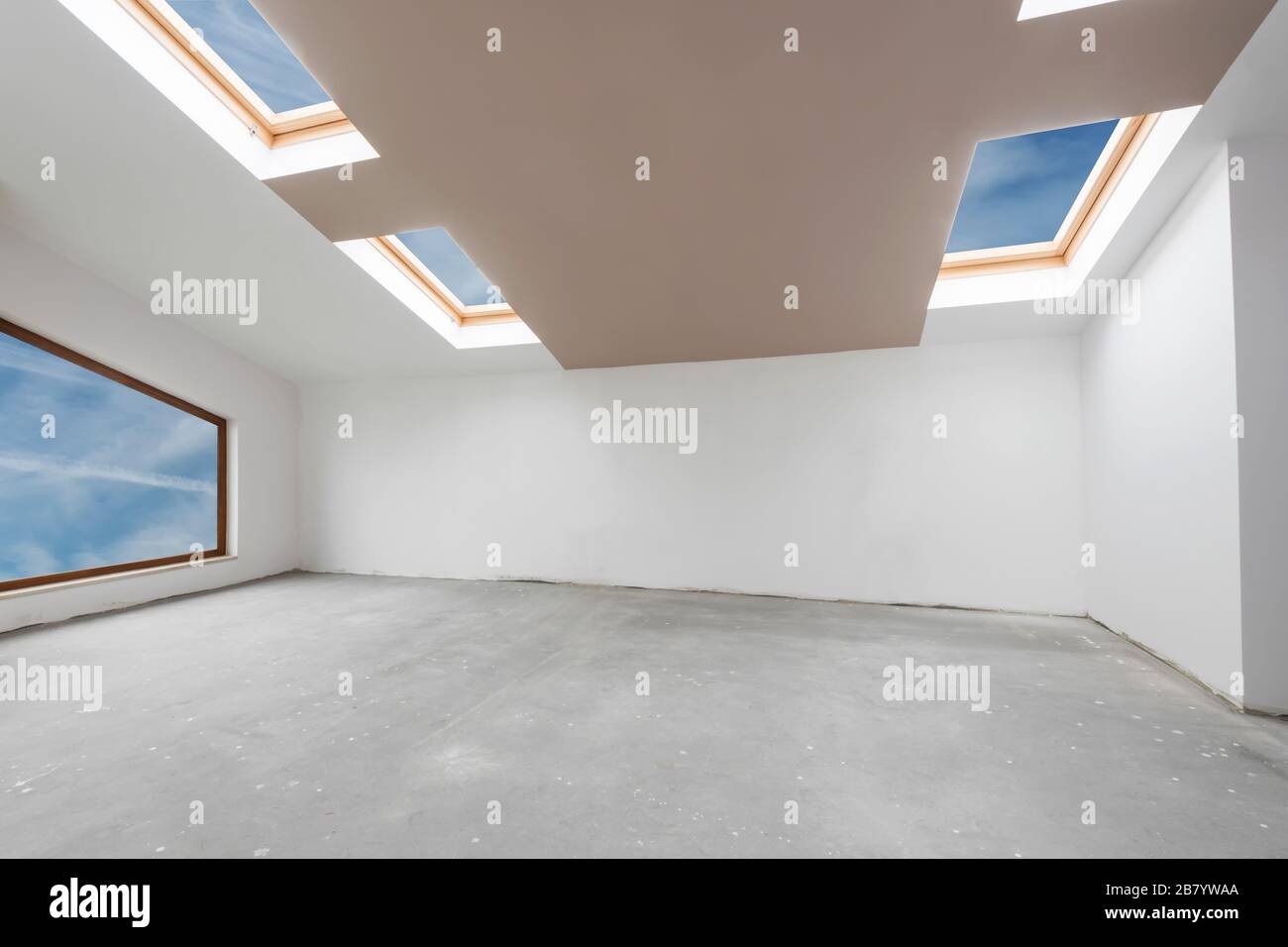 Empty unfinished interior (includes clipping path Stock Photo - Alamy