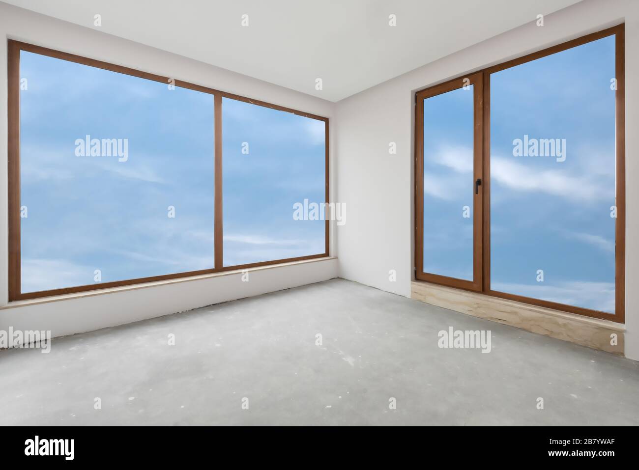 Empty unfinished interior (includes clipping path Stock Photo - Alamy