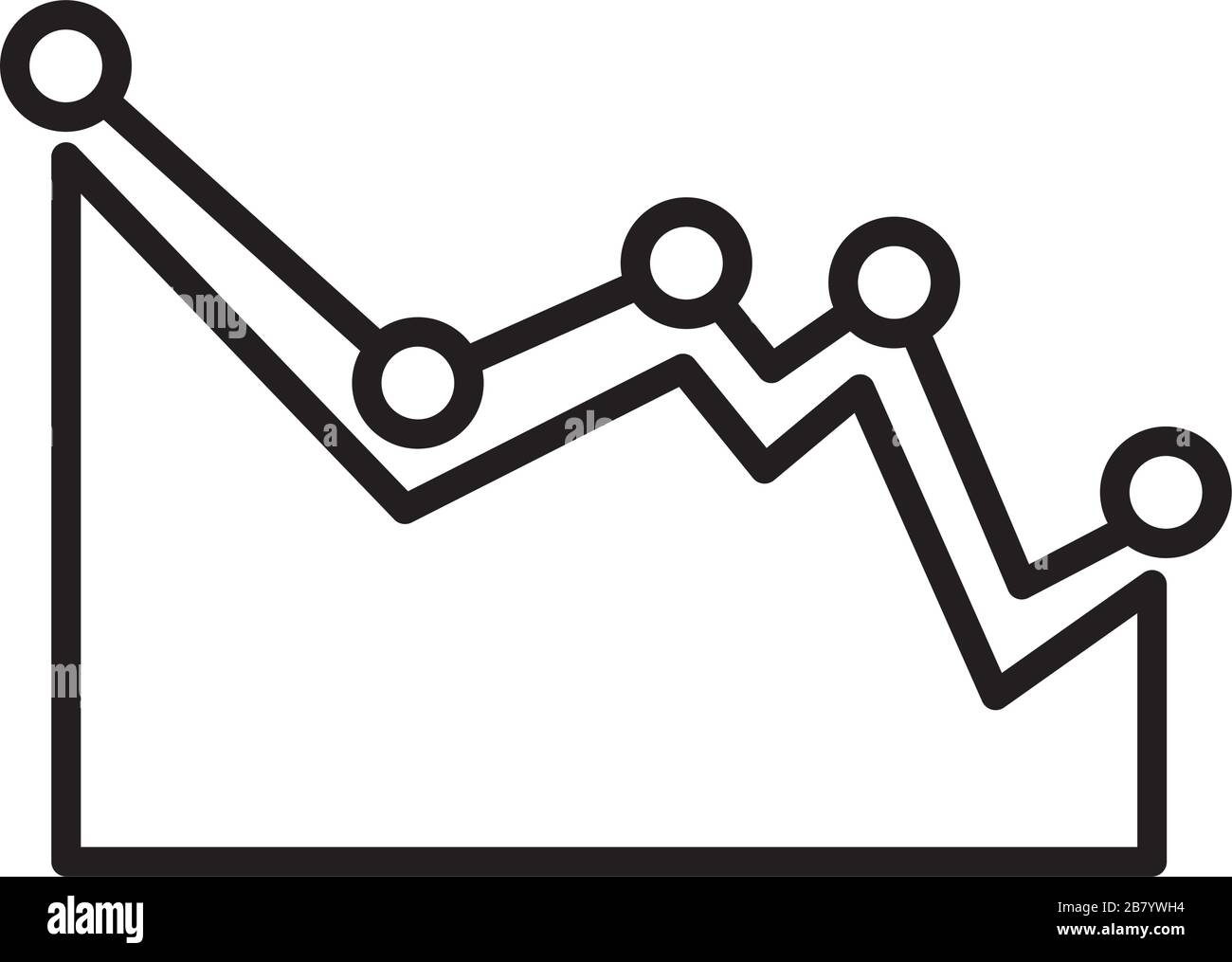 statistics infographic line style icon Stock Vector Image & Art - Alamy