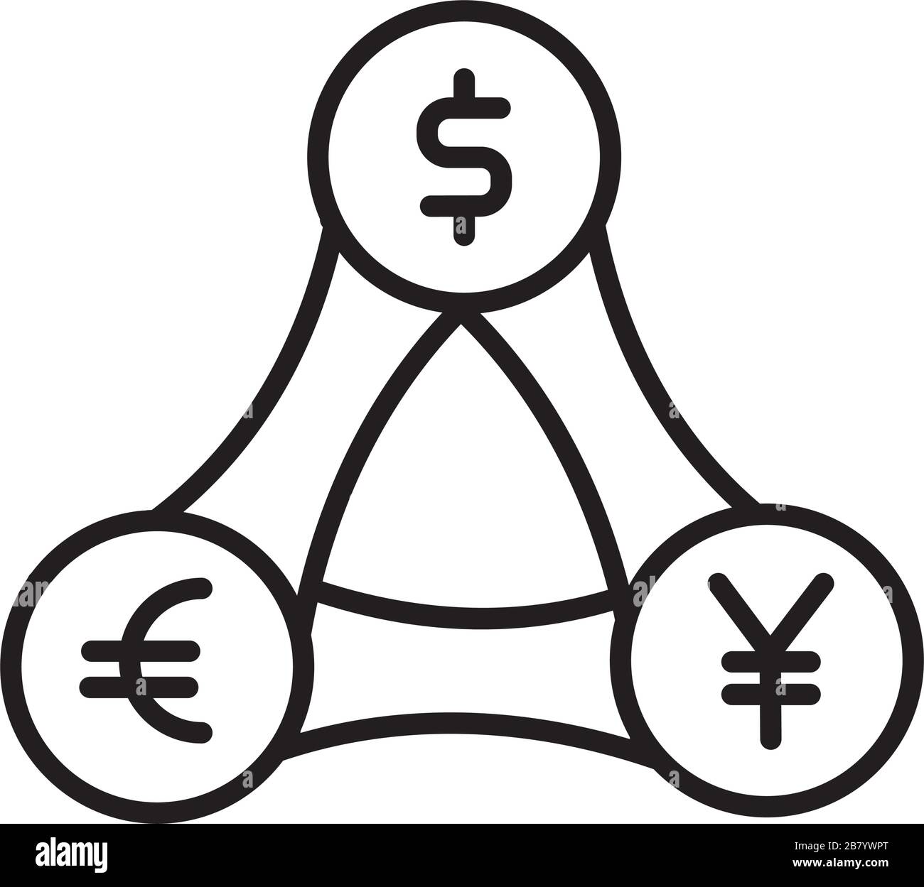 pyramid of money global economy line style Stock Vector Image & Art - Alamy