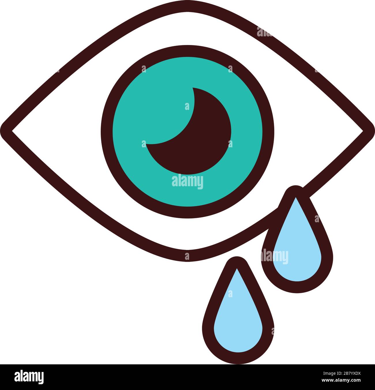 Eye anatomy tears hi-res stock photography and images - Alamy
