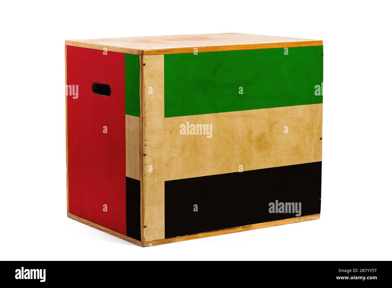 A wooden box for reliable shipment of various goods and cargo with the ...