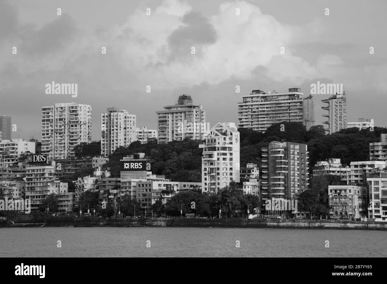 Skyline, Walkeshwar, Malabar Hill, Bombay, Mumbai, Maharashtra, India ...