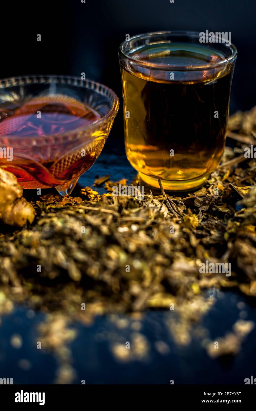 Remedy for asthma on the wooden surface consisting of some ardusi ...