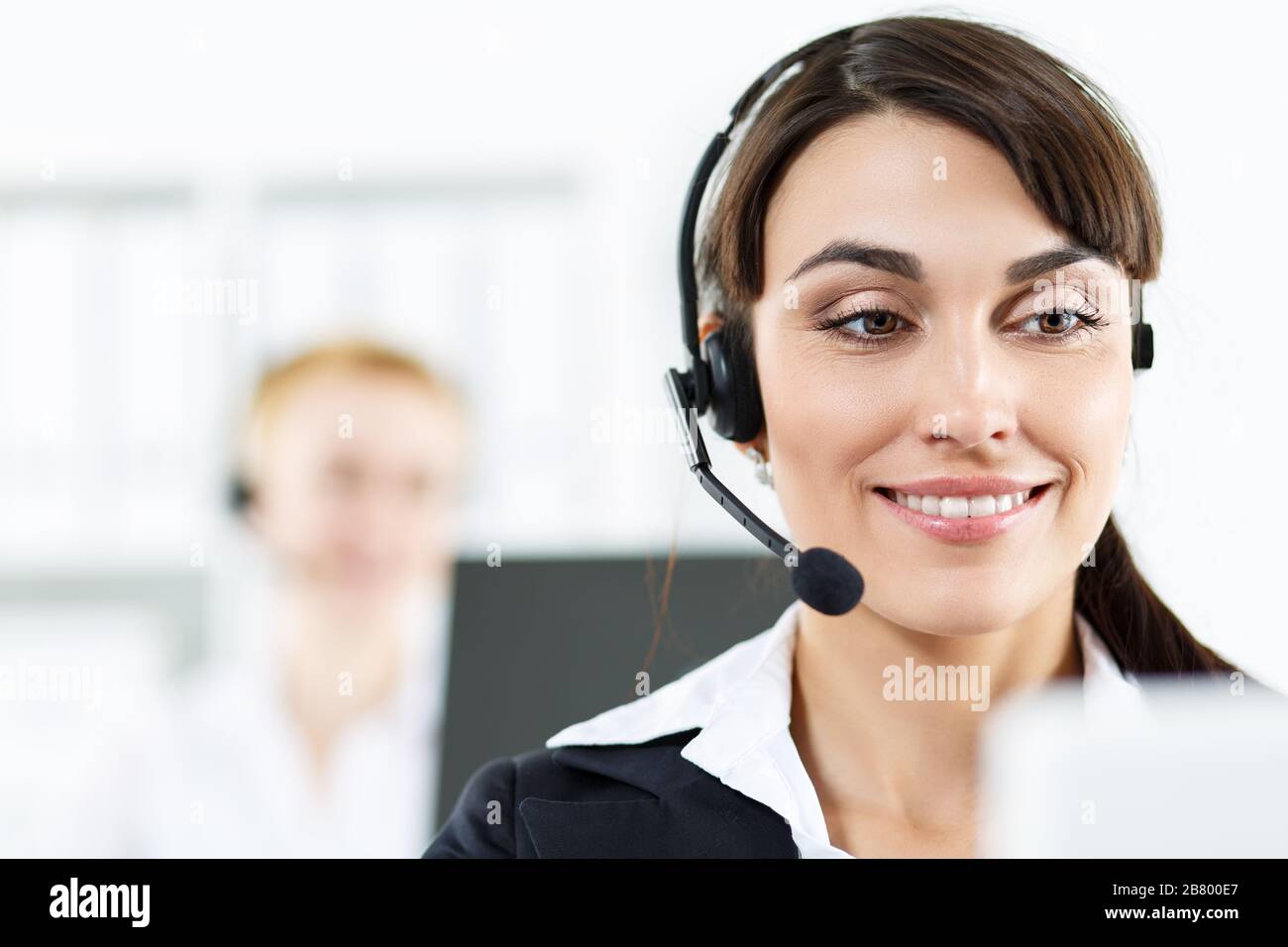 Call center service operators Stock Photo - Alamy