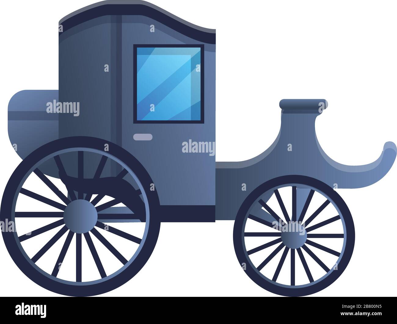 Classic brougham icon. Cartoon of classic brougham vector icon for web ...