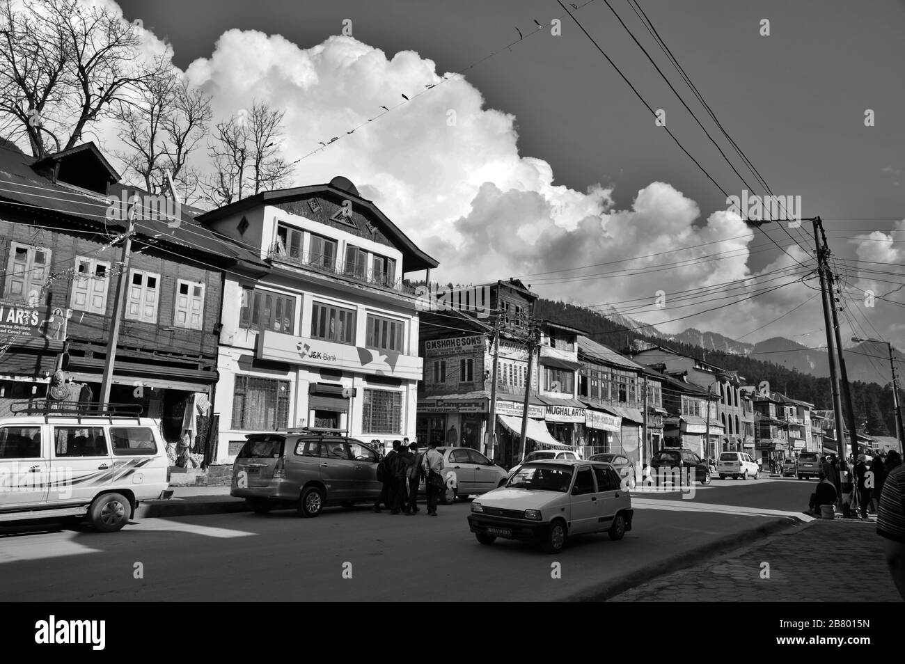 J&K Bank, Market Road, Pahalgam, Kashmir, Jammu and Kashmir, India ...