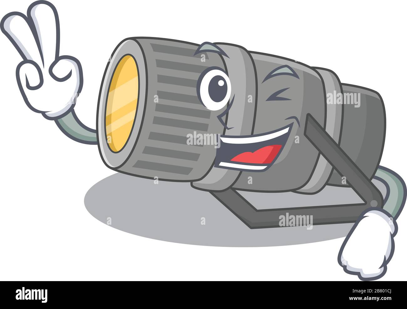 Flashlight pointing Cut Out Stock Images & Pictures - Alamy