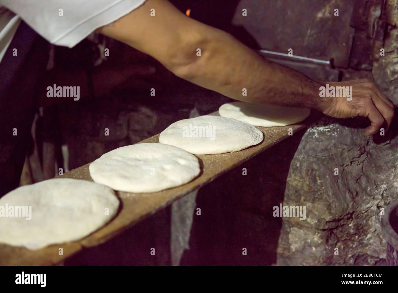 Fresh bread Moroccan bakery, Essaouira Stock Photo - Alamy