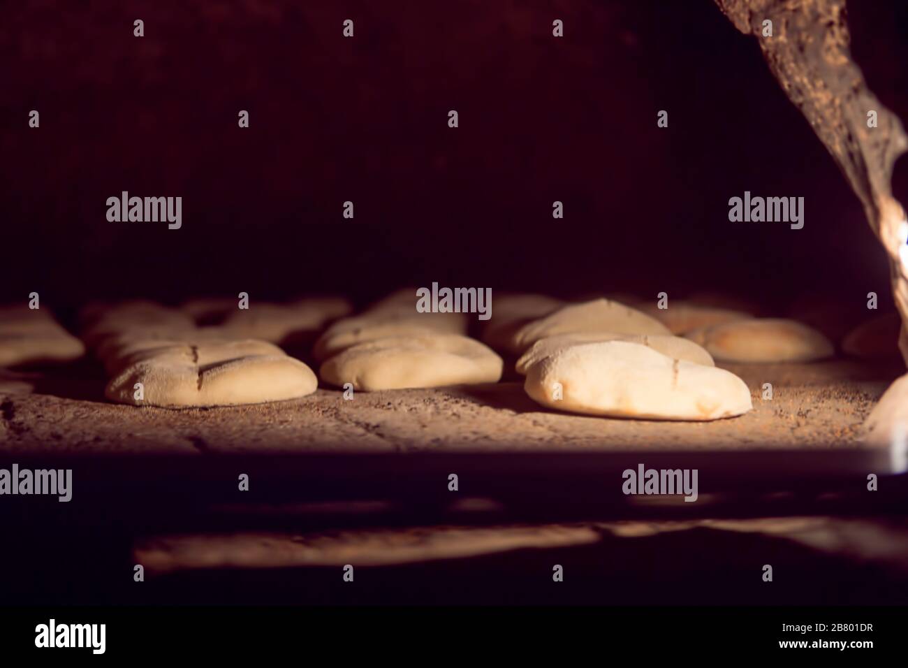 Fresh bread Moroccan bakery, Essaouira Stock Photo - Alamy