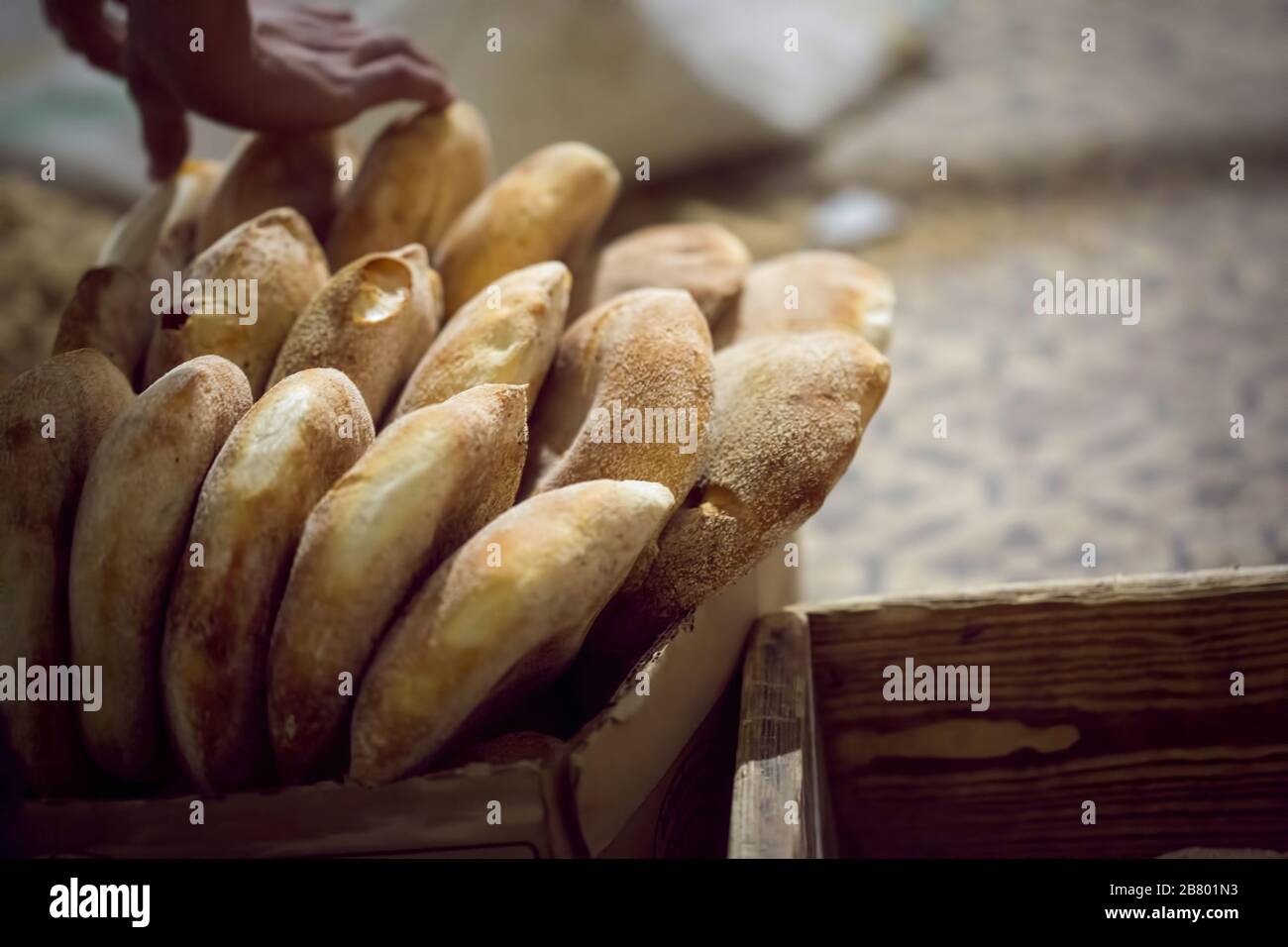 Moroccan round bread hi-res stock photography and images - Alamy