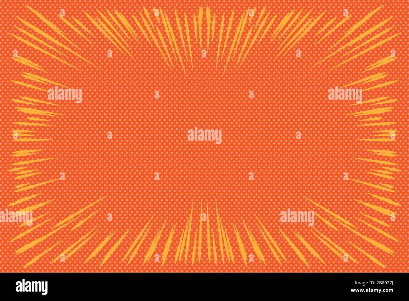 Abstract color background for comics, images, or text with rays ...