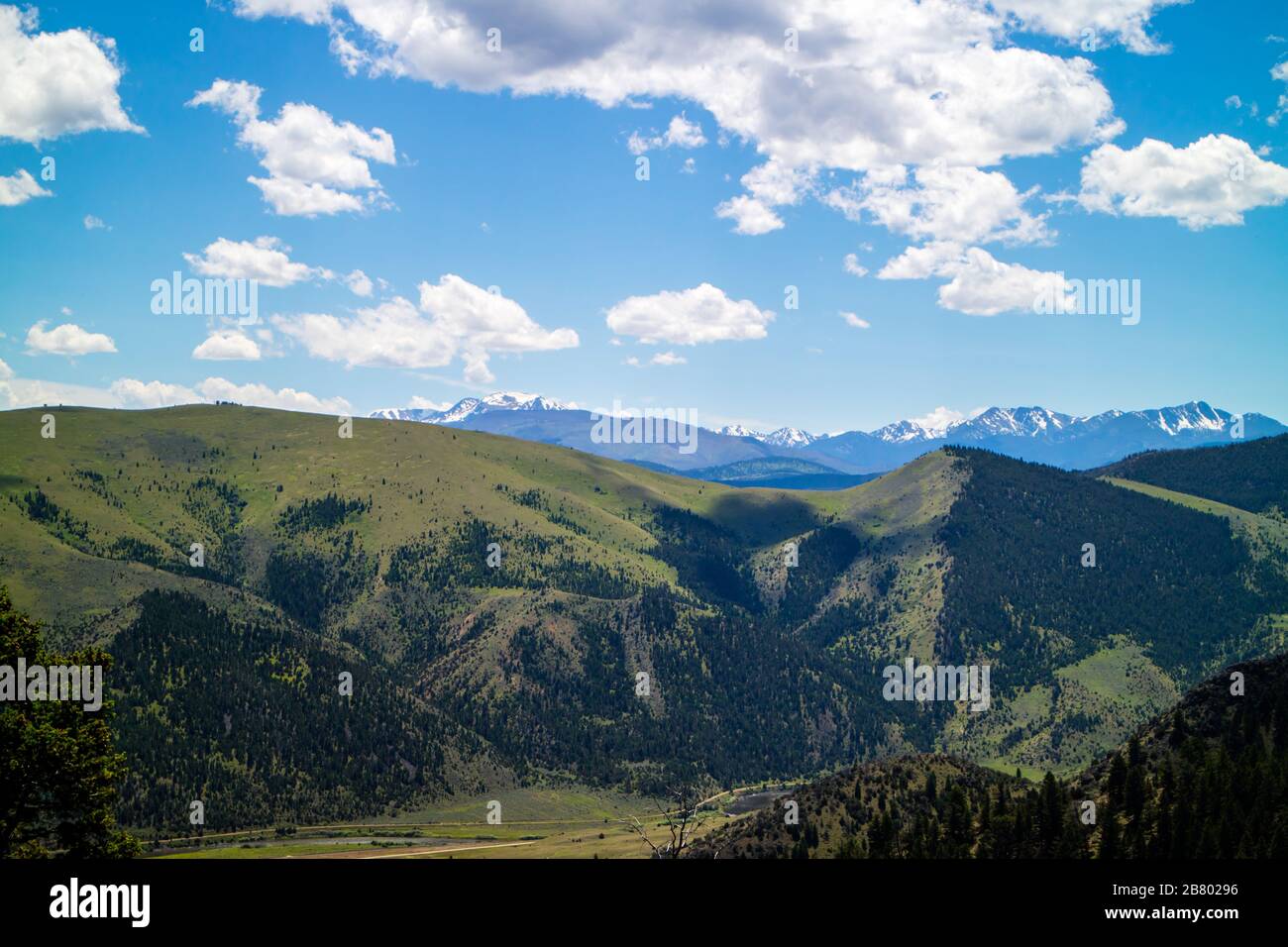 A beautiful overlooking view of nature in Lewis and Clark Caverns SP ...