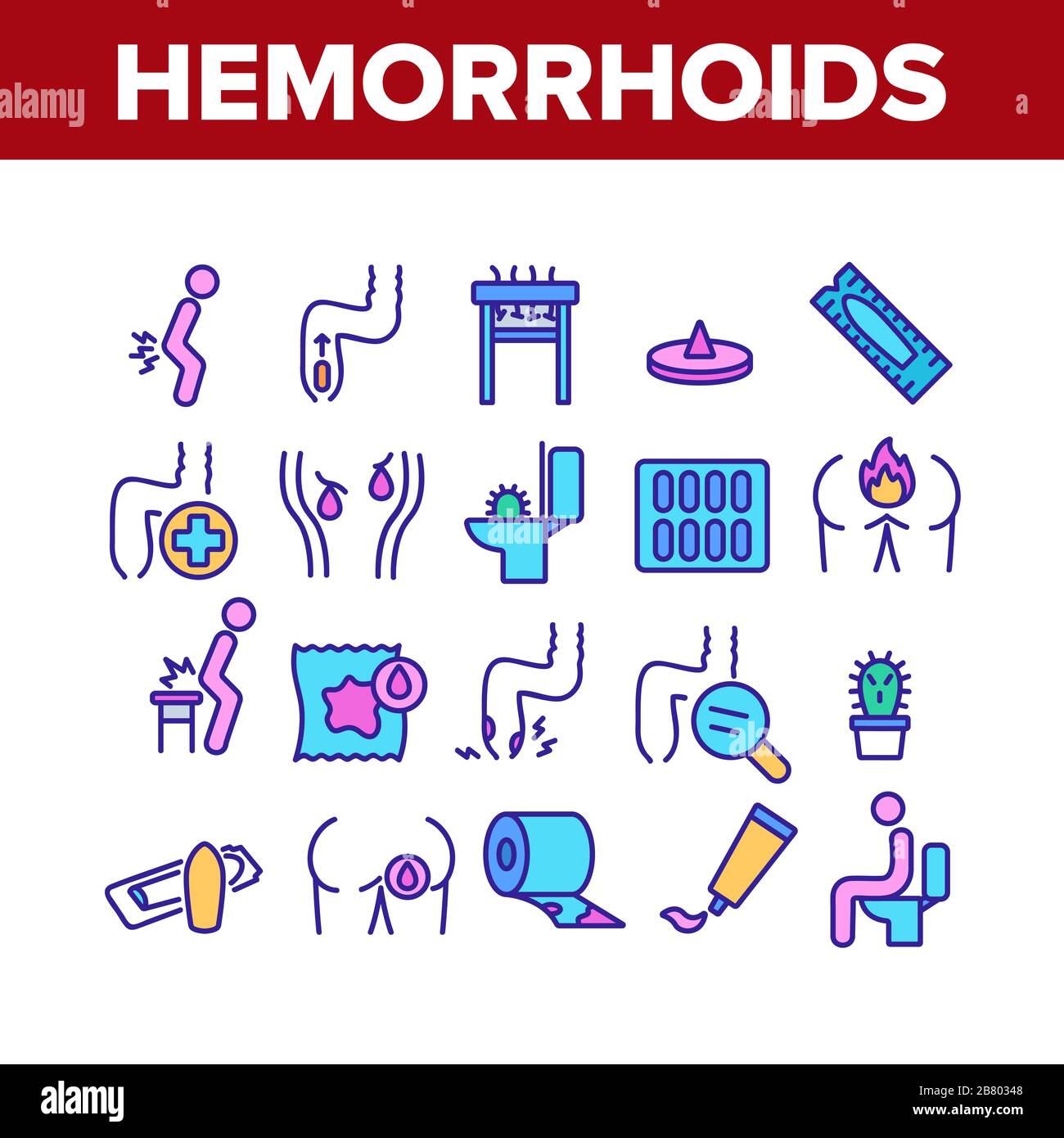 External hemorrhoids hi-res stock photography and images - Alamy