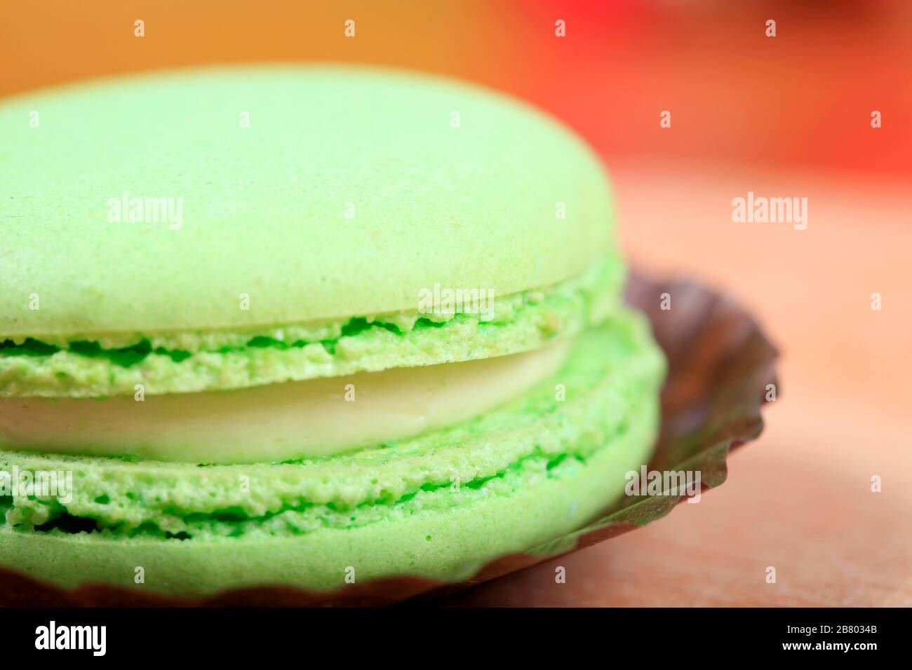 The macarons，Close-up, studio shot Stock Photo - Alamy