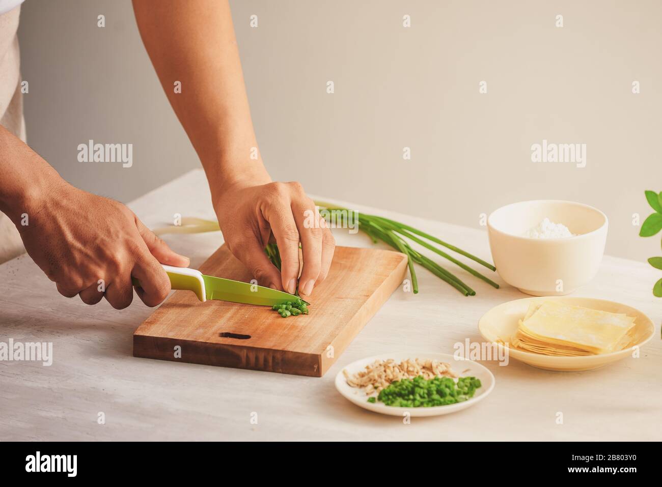 Wanton wrapping hi-res stock photography and images - Alamy