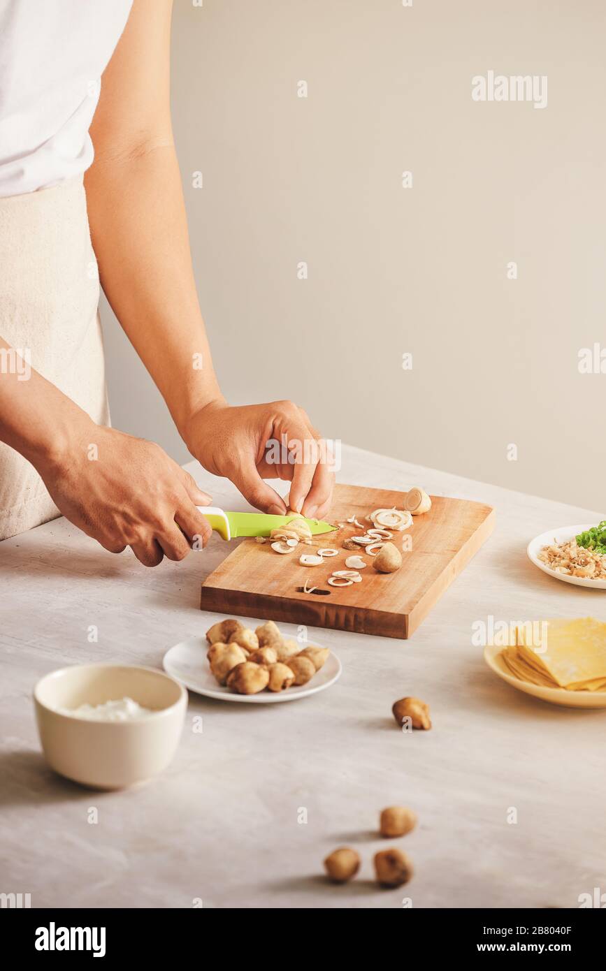 Wanton wrapping hi-res stock photography and images - Alamy