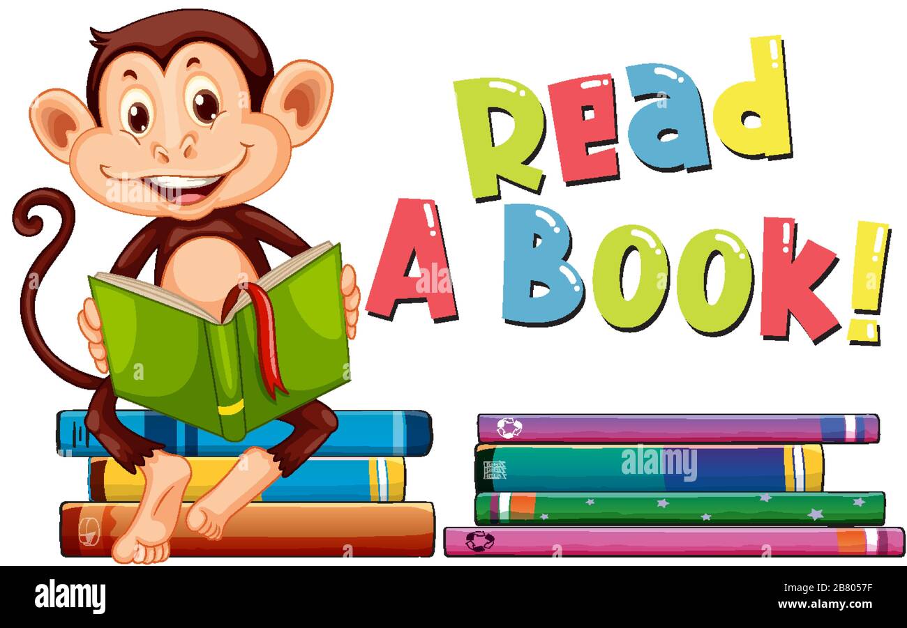 Monkeys reading Stock Vector Images - Alamy