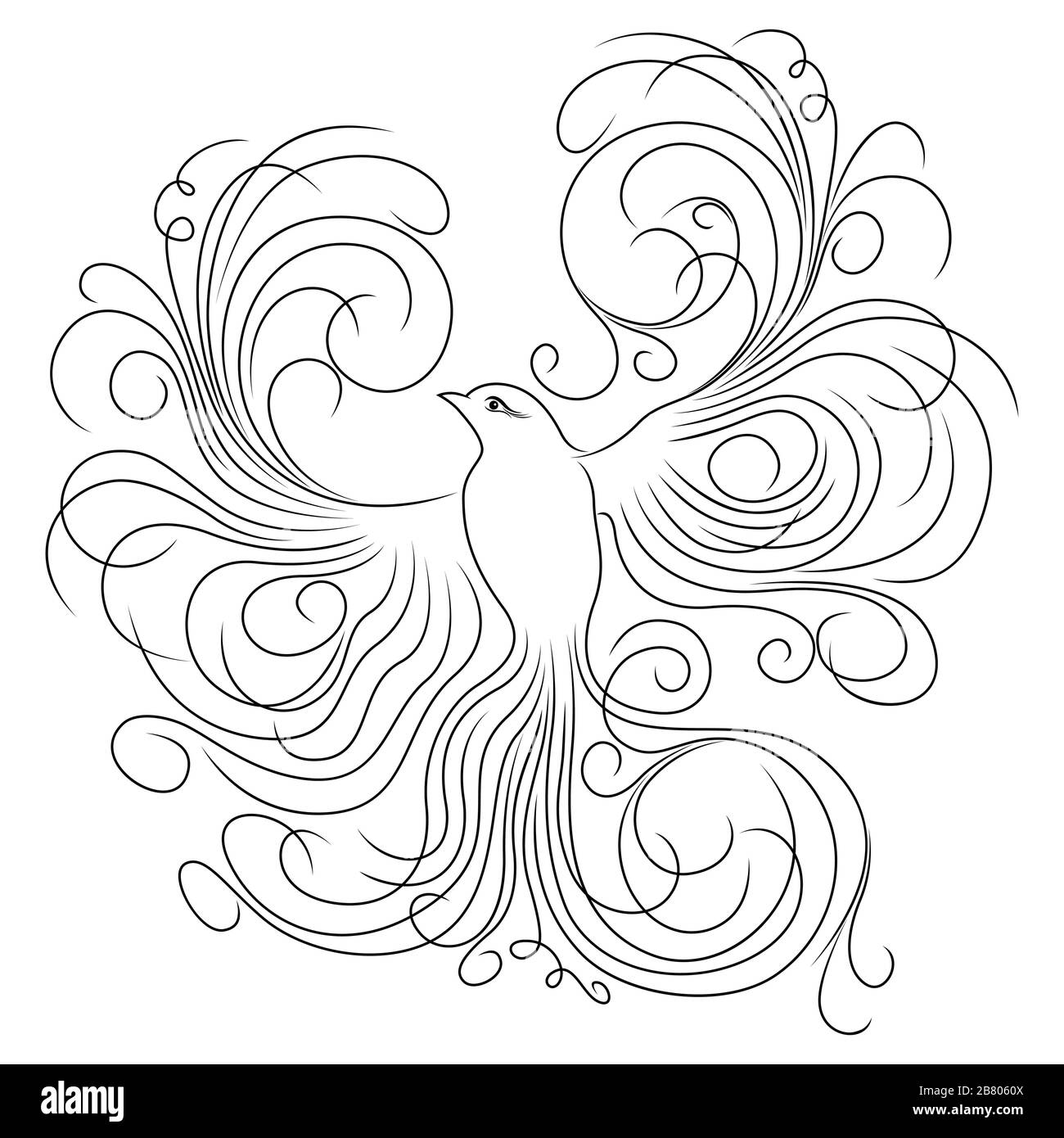 Wavy lines on wings Black and White Stock Photos & Images - Alamy