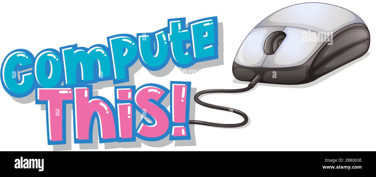 Cartoon character computer mouse on Stock Vector Images - Alamy