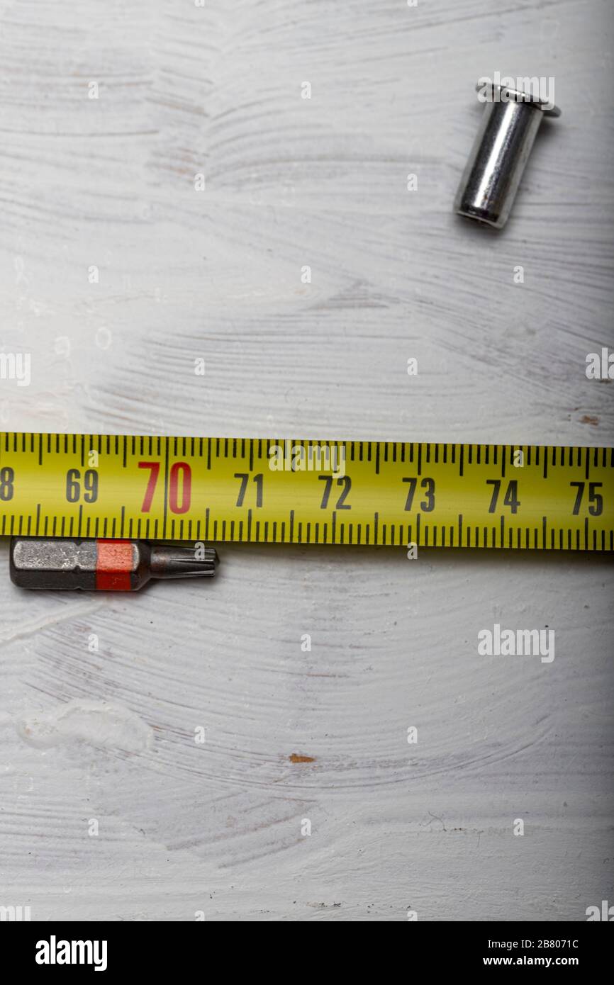 Set of tools with negative space and background for advertising Stock ...