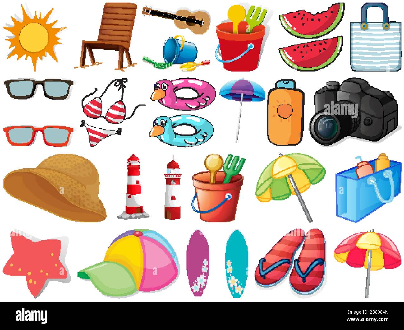 Things Used In Summer Season Pictures