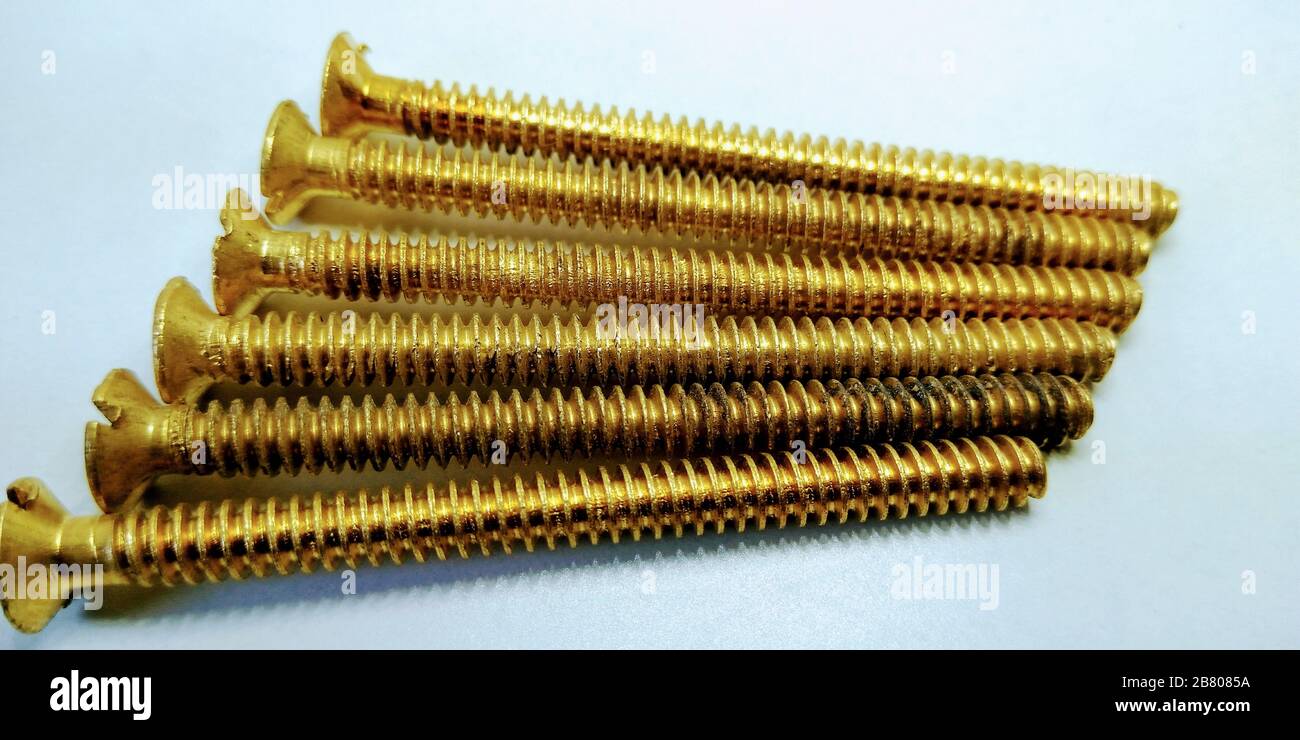 A picture of screws Stock Photo - Alamy