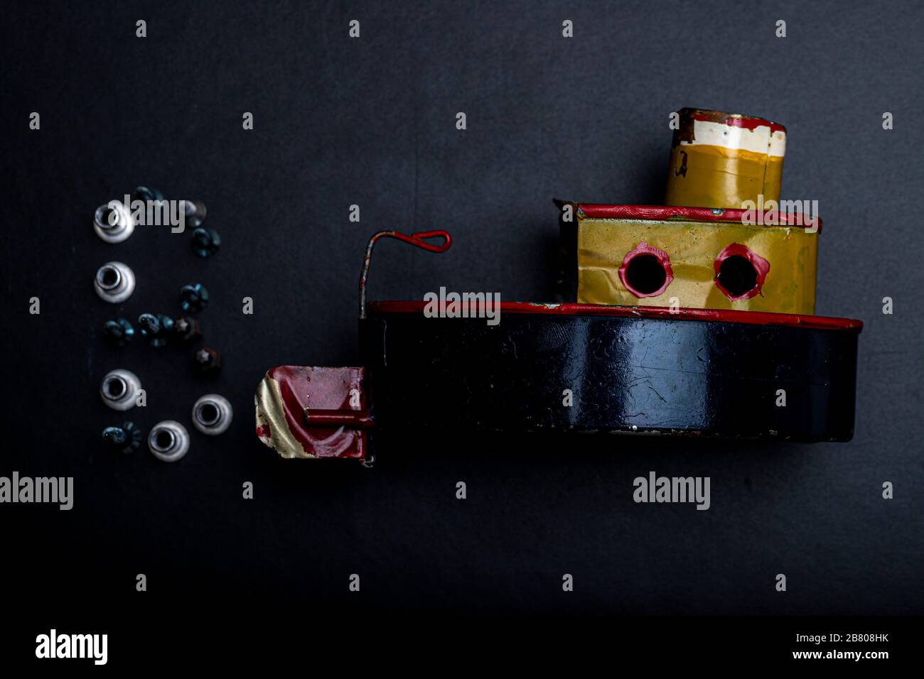 Set of tools with negative space and background for advertising Stock ...