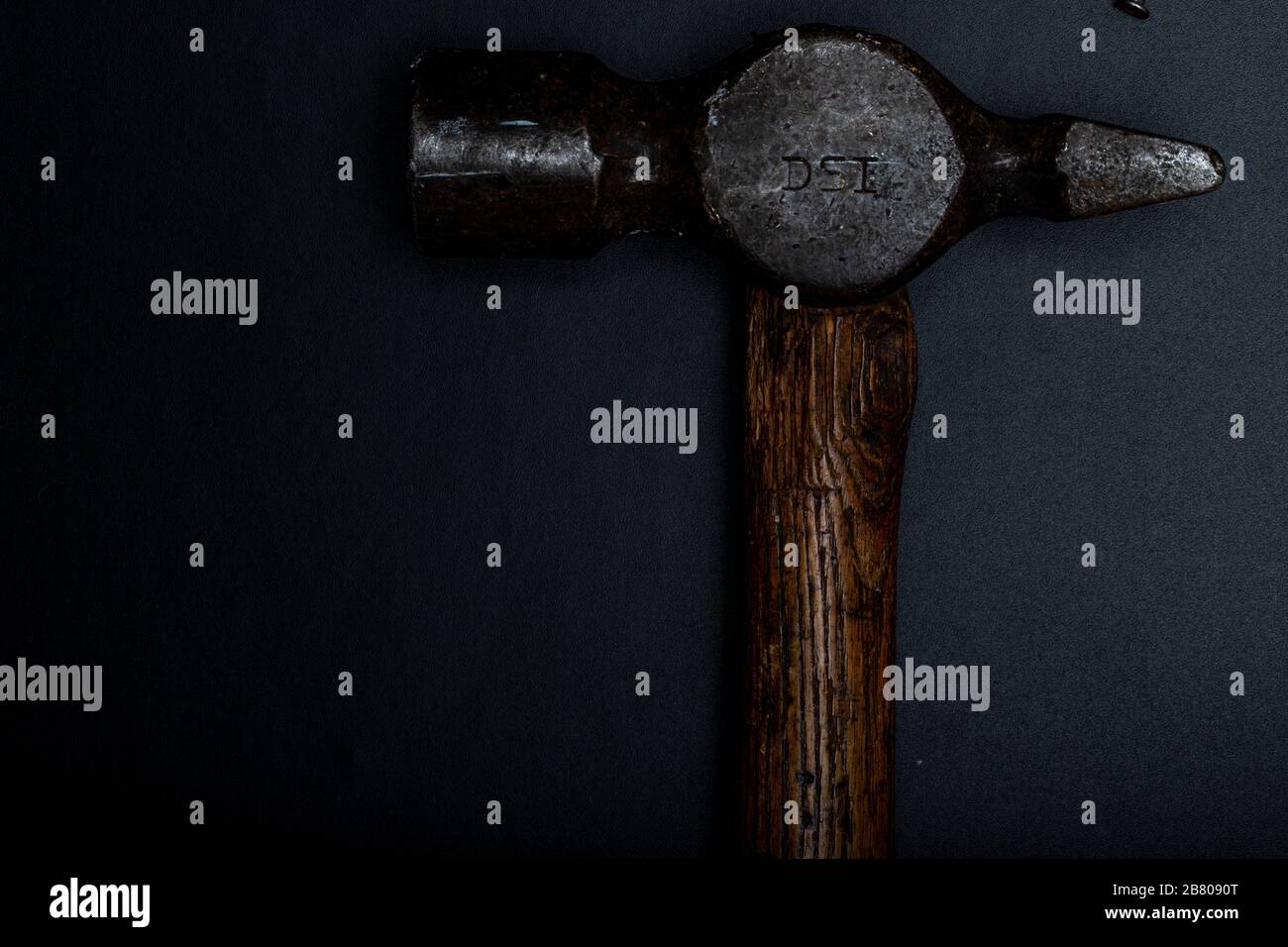 Set of tools with negative space and background for advertising Stock ...