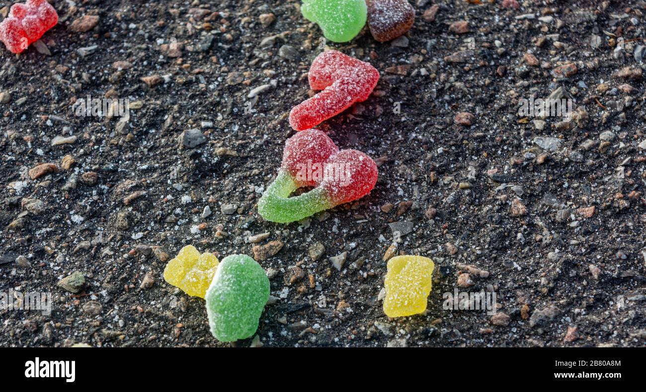 Jelly candy in different hi-res stock photography and images - Alamy