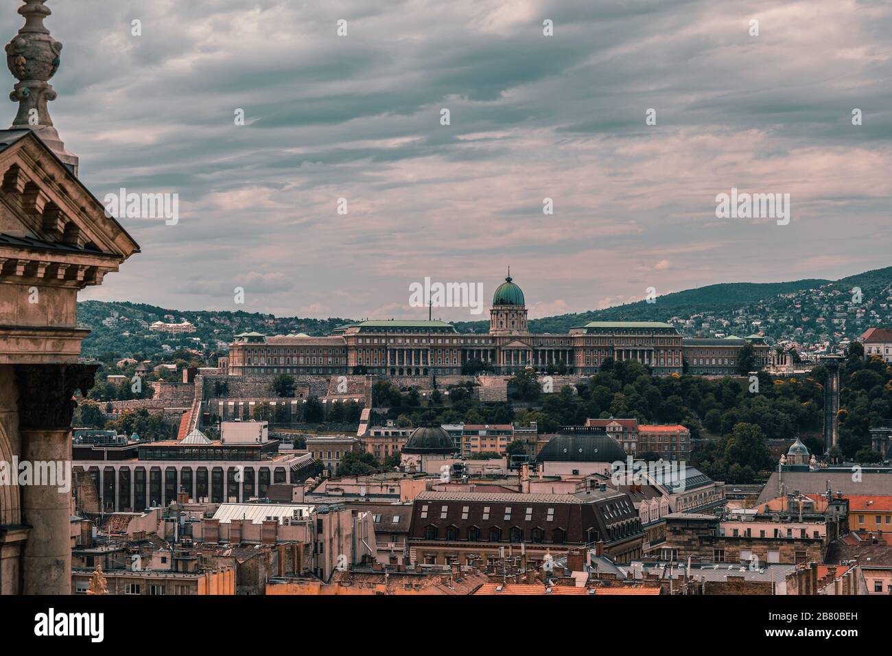 Buda Castle view over the city Stock Photo - Alamy