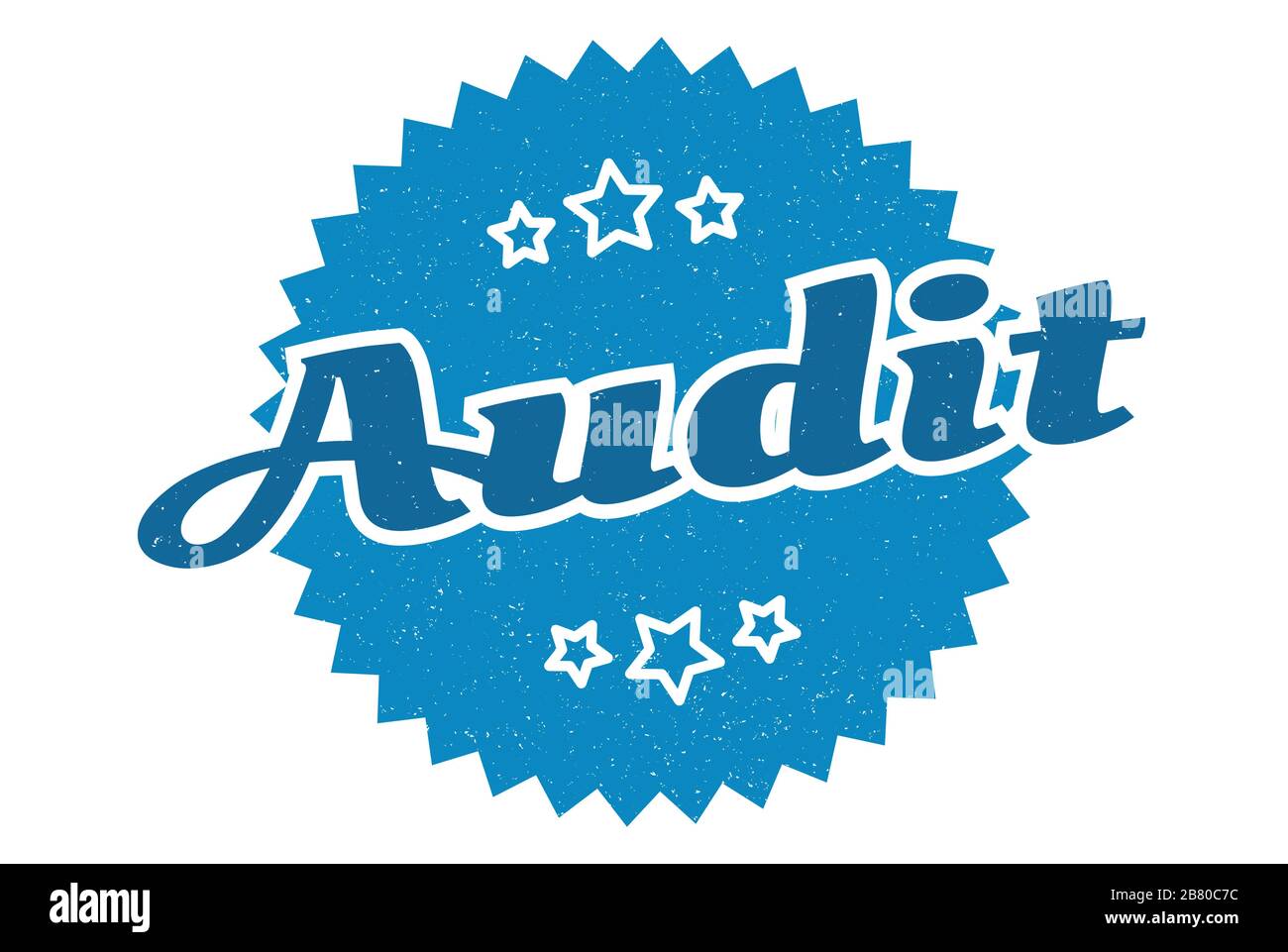 audit sign. audit round vintage retro label. audit Stock Vector Image ...